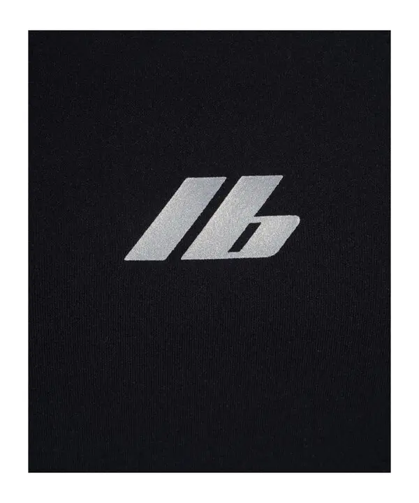 Balenciaga Reflective Logo Print Round-neck Sport Bra