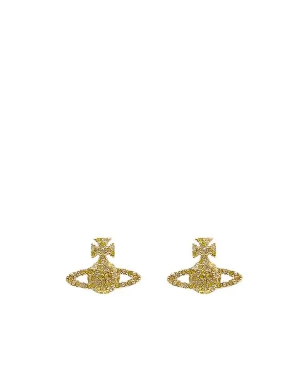 VIVIENNE WESTWOOD Grace Orb Stud Earrings - Yellow