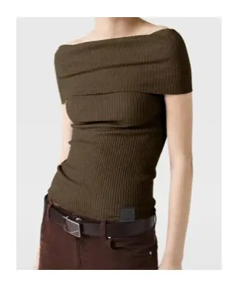 Stella McCartney Off-the-shoulder Ribbed Top
