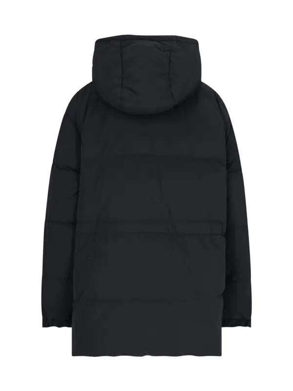 Burberry Checked Hooded Reversible Down Jacket