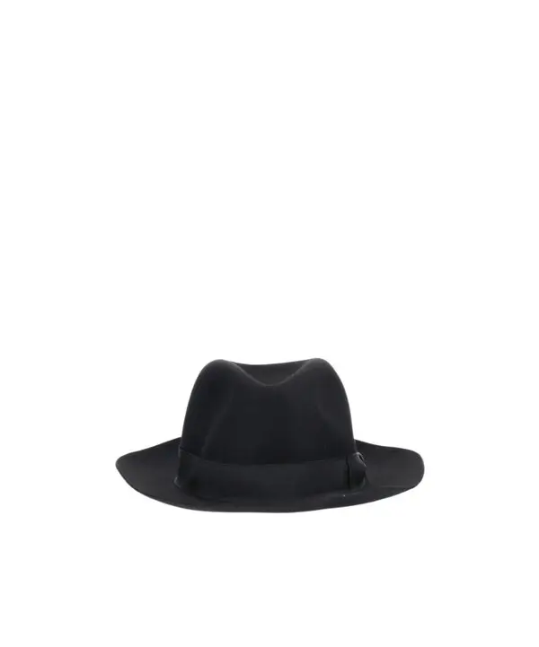Borsalino Wide Brim Hat - Black