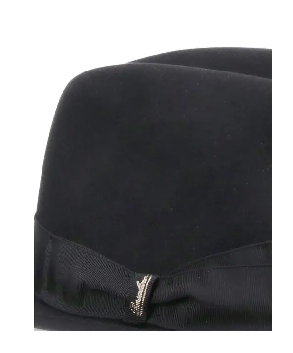 Borsalino Wide Brim Hat - Black