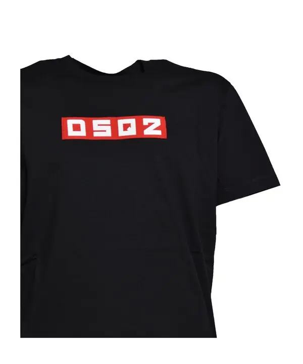 Dsquared2 Logo Patch Crewneck T-shirt