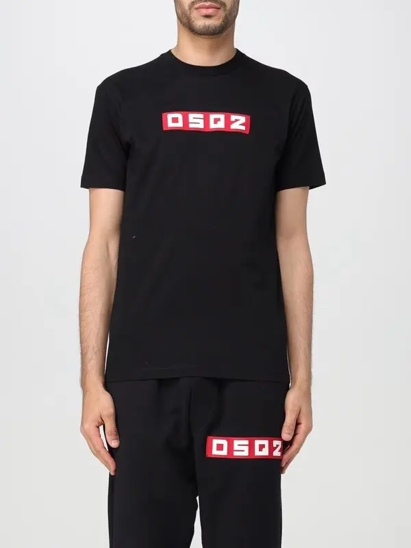 Dsquared2 Logo Patch Crewneck T-shirt