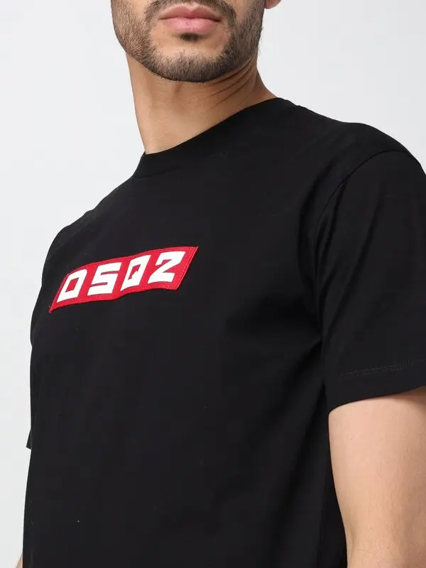 Dsquared2 Logo Patch Crewneck T-shirt