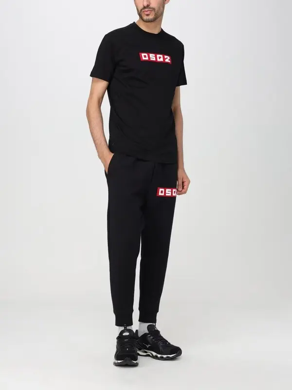 Dsquared2 Logo Patch Crewneck T-shirt