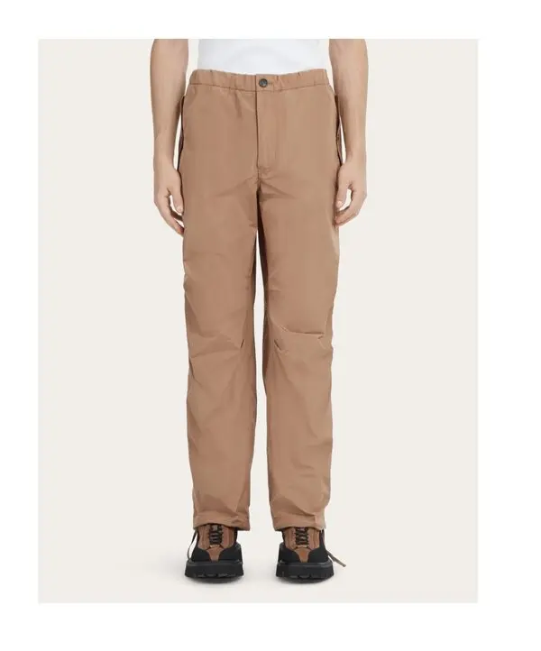 FERRAGAMO Elastic Waist Casual Pants - Brown