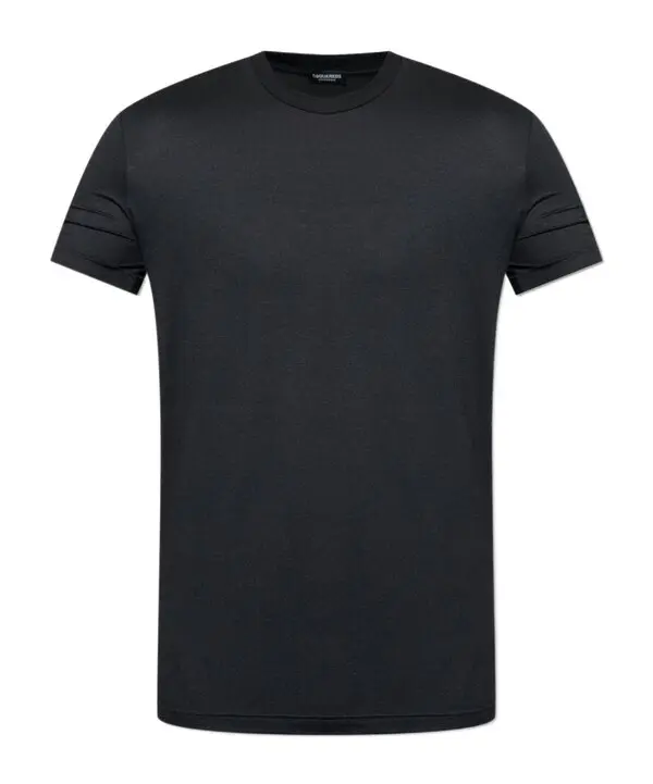 Dsquared2 Short-sleeved Crewneck T-shirt - Black