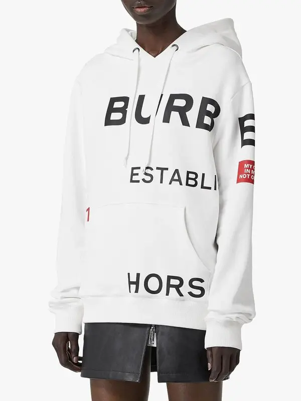 Burberry Horseferry Print Oversized Hoodie