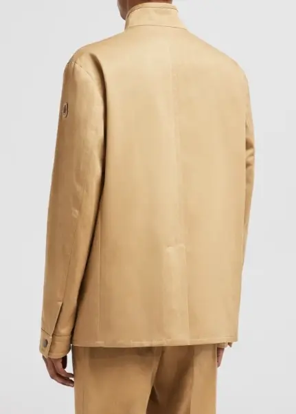 Moncler Jouere Cotton Linen Shirt Jacket