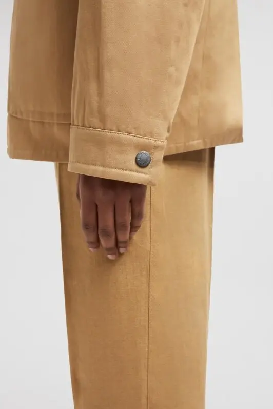 Moncler Jouere Cotton Linen Shirt Jacket