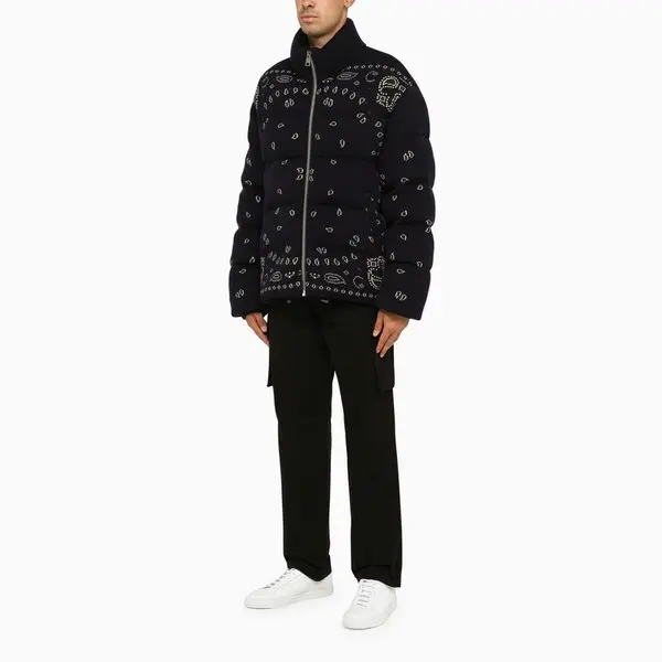 Alanui Paisley Printed Padded Zip-up Jacket