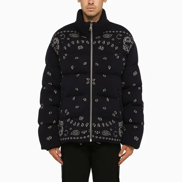 Alanui Paisley Printed Padded Zip-up Jacket