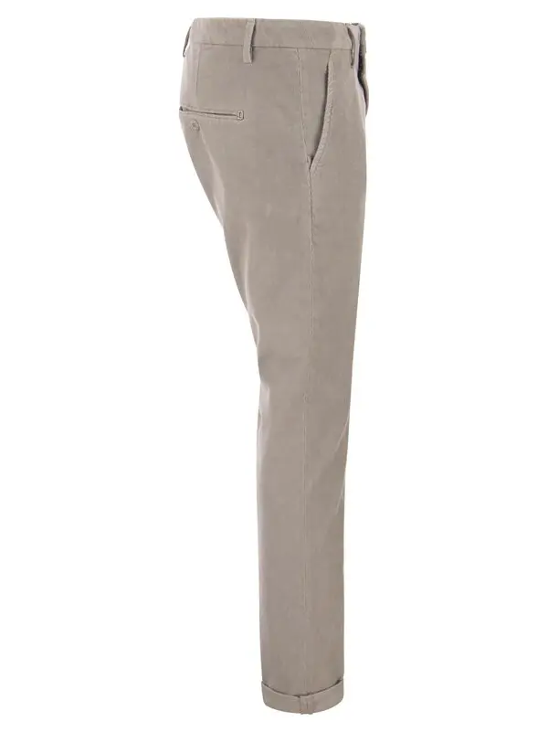 DONDUP Gaubert Slim Milleraies Trousers - Nude