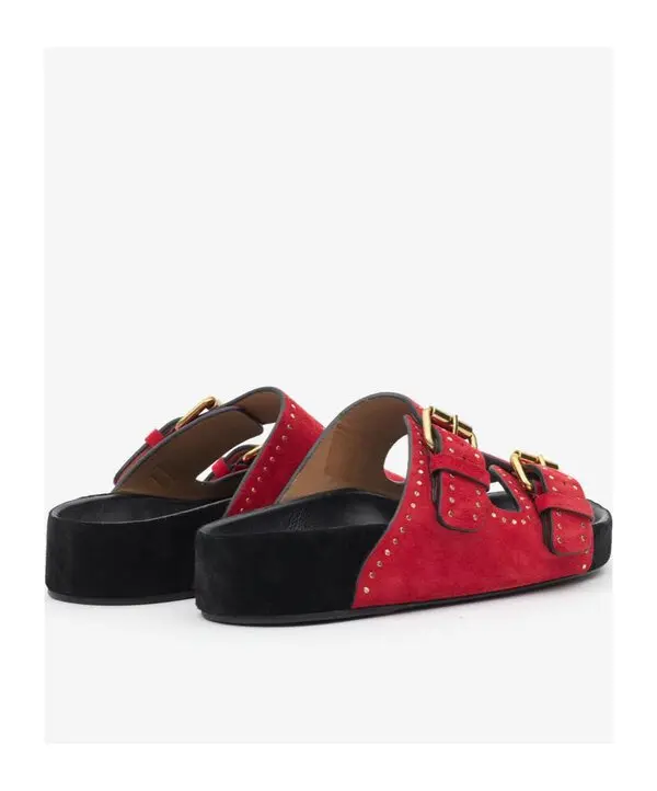 Isabel Marant Étoile Lennyo Sandals - Red