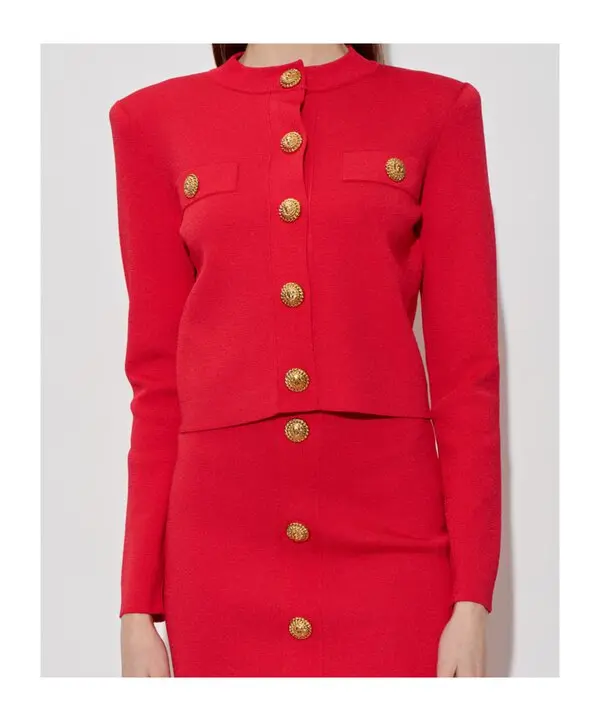 Balmain Button-embellished Cardigan
