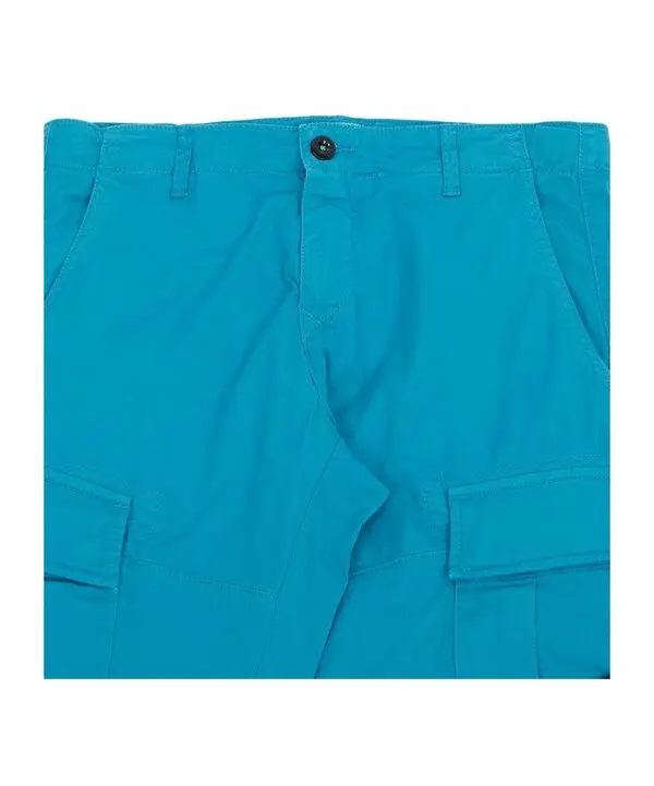 C.P. COMPANY Stretch Gabardine Cargo Pants - Blue