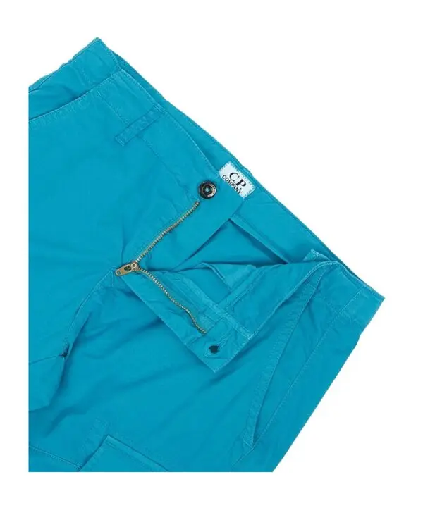 C.P. COMPANY Stretch Gabardine Cargo Pants - Blue