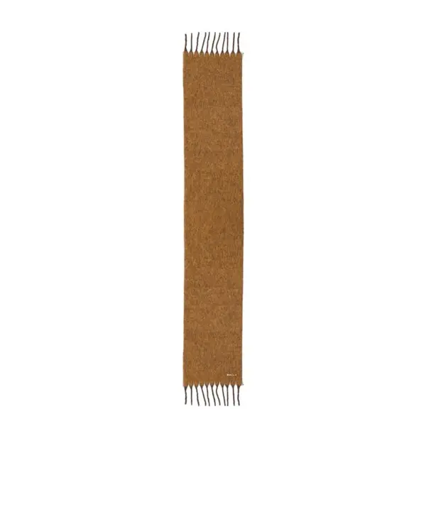 Bally Fringed Hem Scarf - Brown