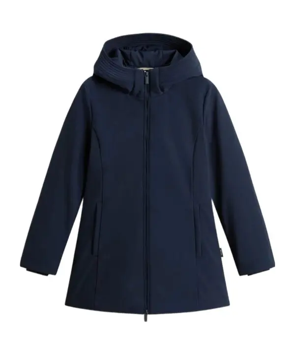 Woolrich Hooded Quilted Parka - Black