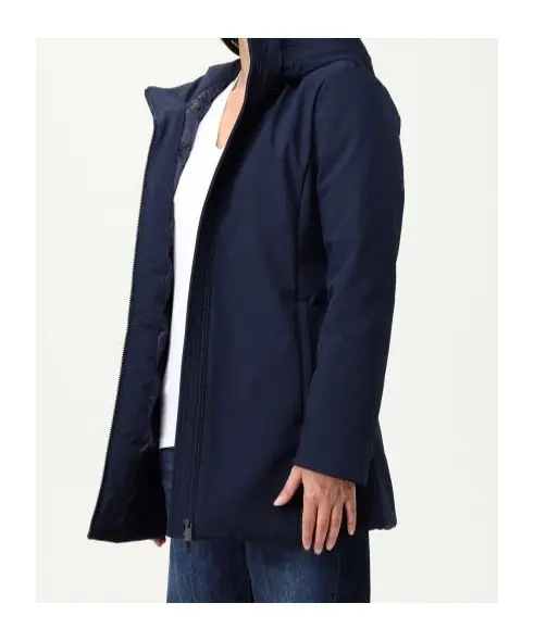 Woolrich Hooded Quilted Parka - Black