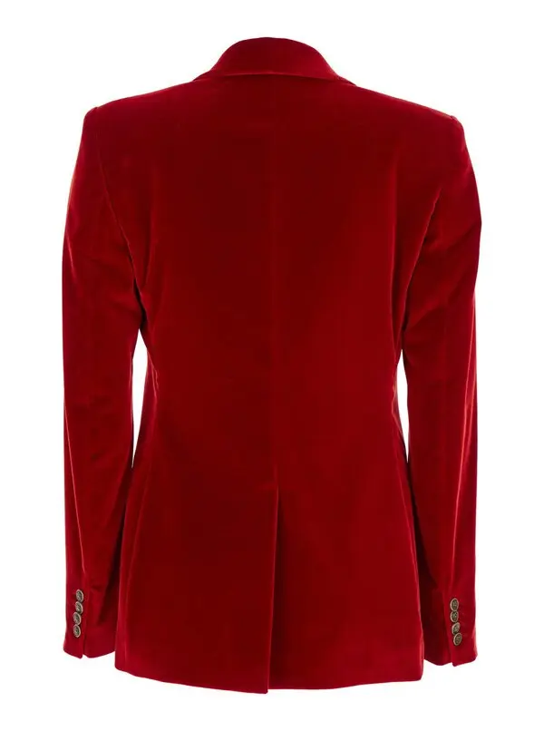 Etro Double-breasted Velvet Jacket