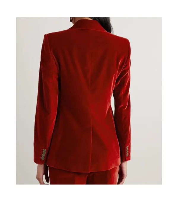 Etro Double-breasted Velvet Jacket