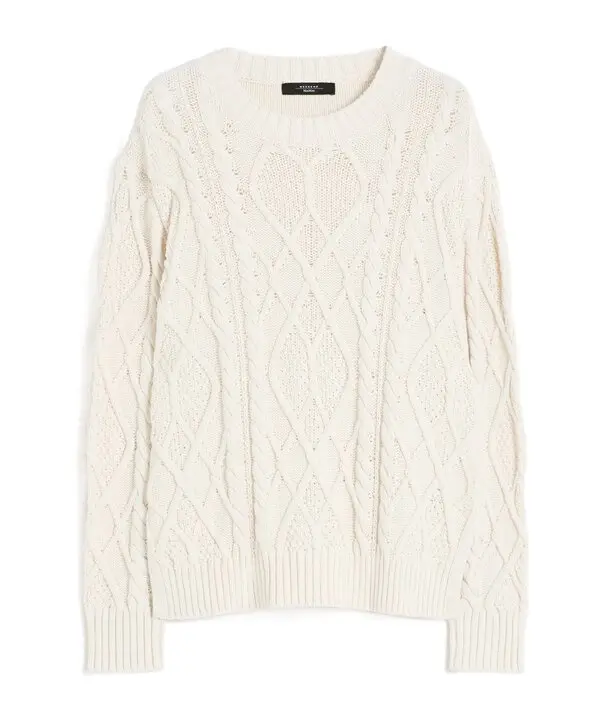 Max Mara Wkdtenore Crewneck Jumper - Off-white