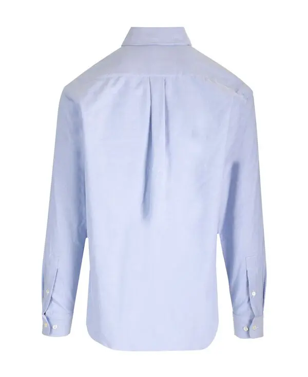 Palm Angels Logo Printed Long-sleeved Shirt
