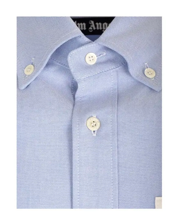 Palm Angels Logo Printed Long-sleeved Shirt
