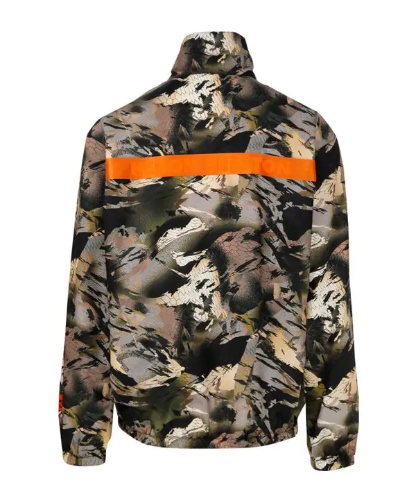 Heron Preston Camouflage Print Windbreaker Jacket