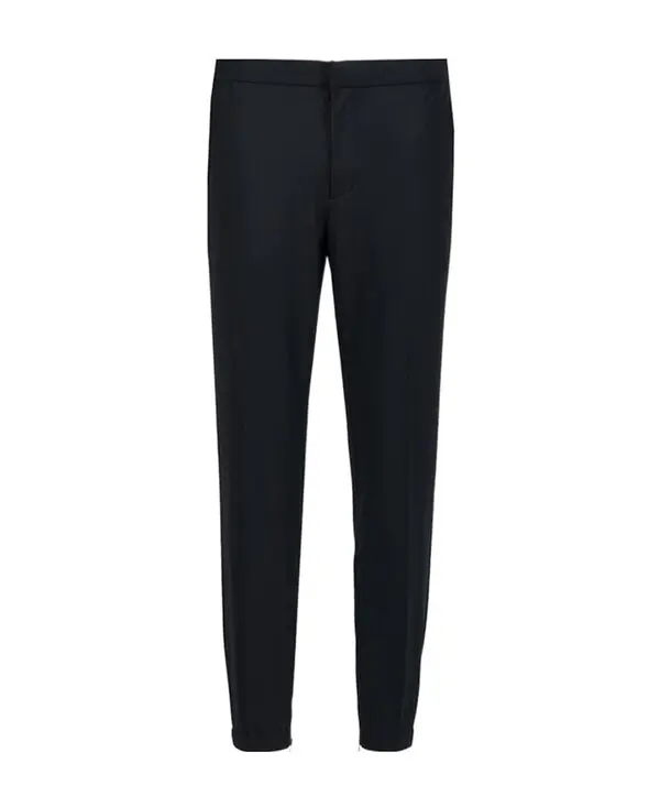 Emporio Armani Logo Detail Zipper Casual Pants