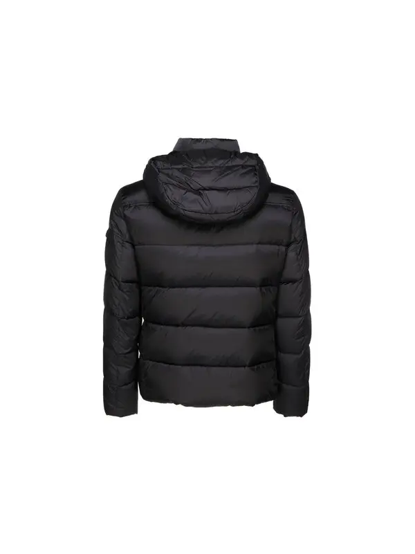 MOORER Brett-sh Quilted Down Jacket With Hood - Black