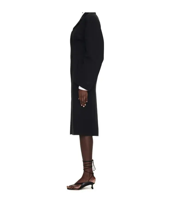 Off-White Single-breasted Long Coat