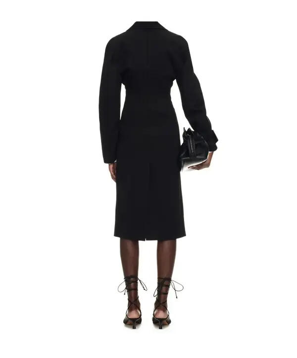 Off-White Single-breasted Long Coat