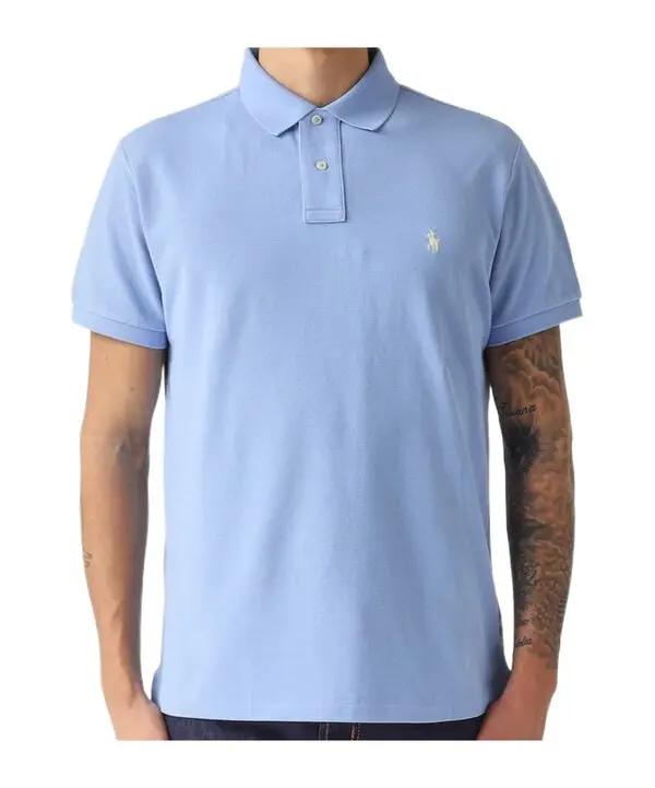 Polo Ralph Lauren Two-button Short-sleeve Polo Shirt - Blue