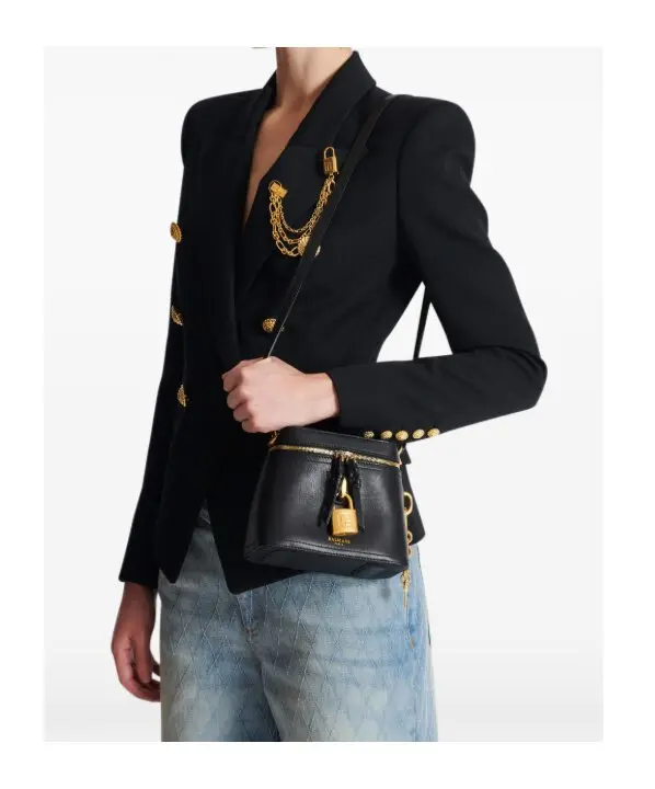 Balmain Zipper Shoulder Bag
