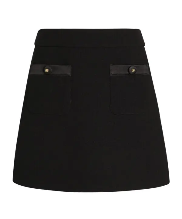 Dolce & Gabbana A-line Mini Skirt With Pocket Detail