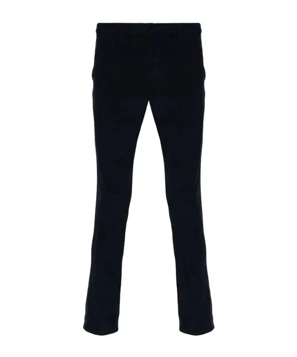 DONDUP Slim-cut Trousers - Black