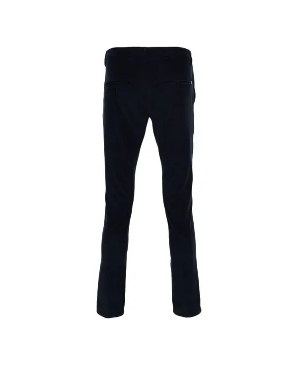 DONDUP Slim-cut Trousers - Black