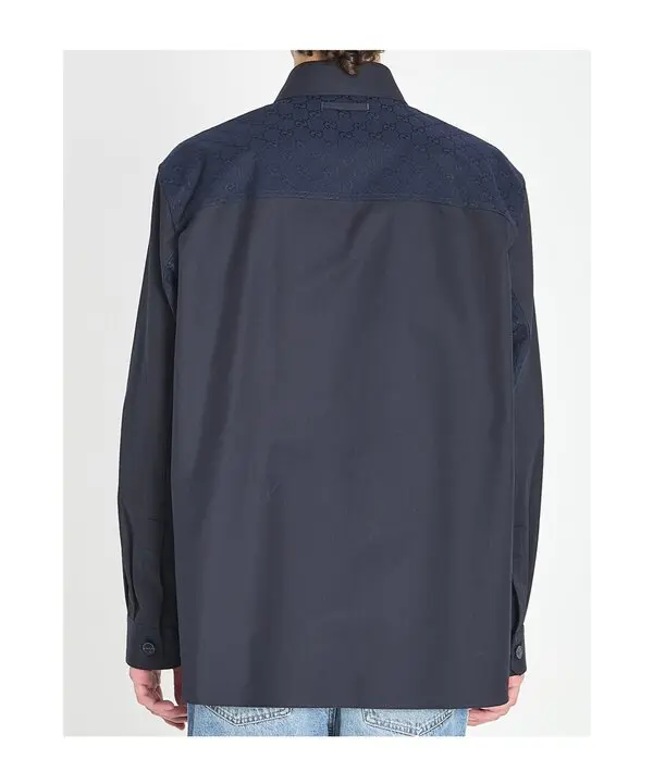 Gucci Long Sleeved Twill Shirt