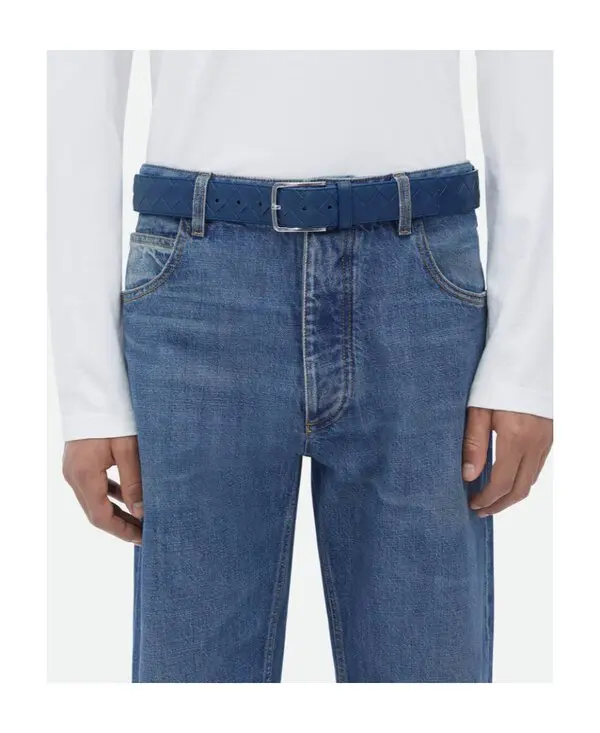 Bottega Veneta Intrecciato Leather Belt