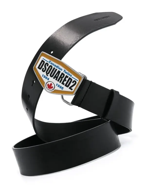 Dsquared2 Logo Enamel Buckle Belt