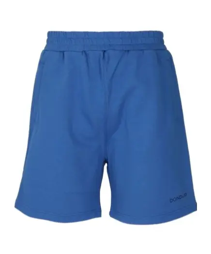 DONDUP Elastic Waist Straight Leg Shorts - Blue