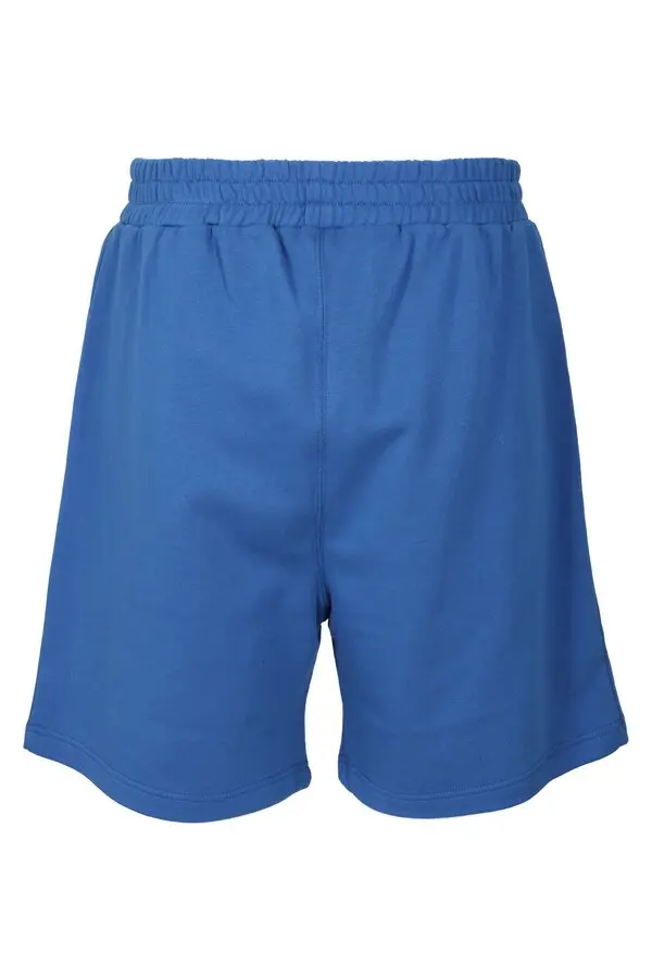DONDUP Elastic Waist Straight Leg Shorts - Blue