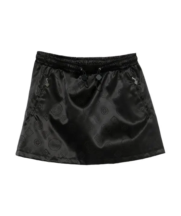 Casablanca Elastic Waist Skirt With Zippered Pockets