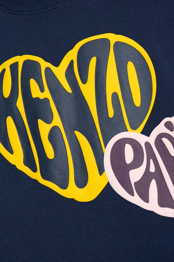Kenzo Logo Printed Long-sleeved T-shirt