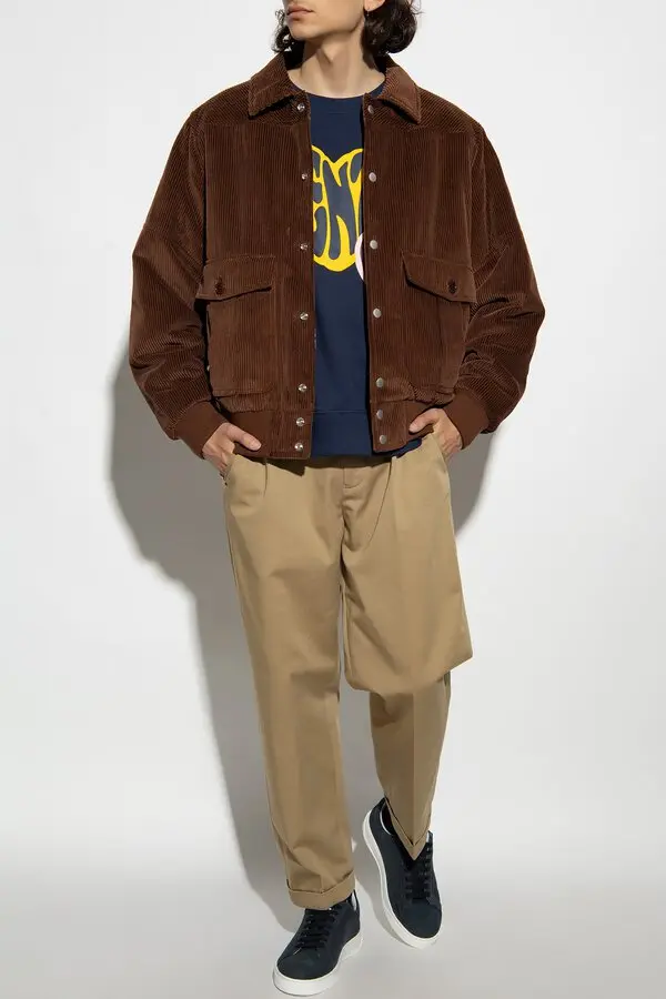 Kenzo Logo Printed Long-sleeved T-shirt