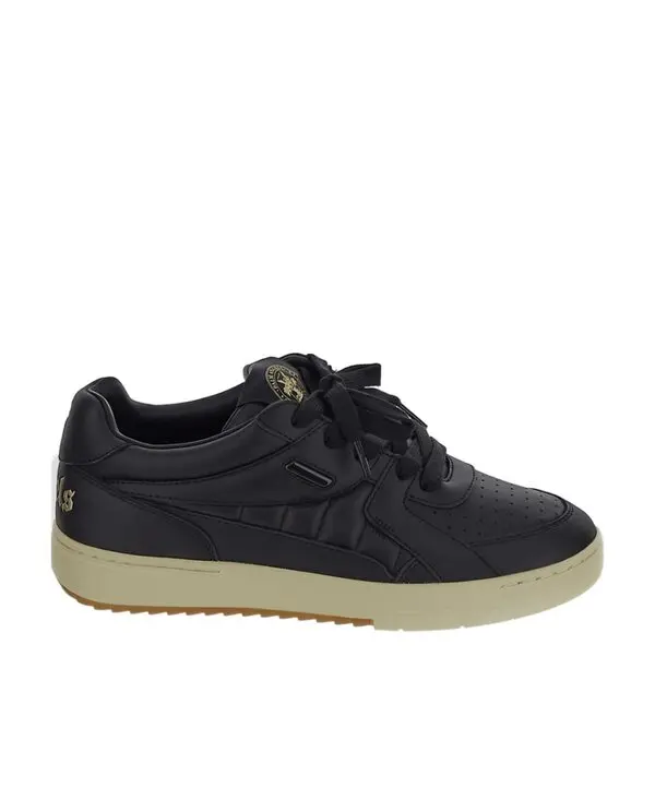 Palm Angels University Quilted Leather Sneakers