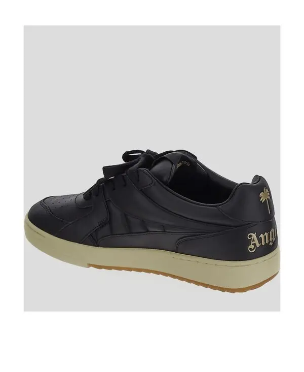 Palm Angels University Quilted Leather Sneakers